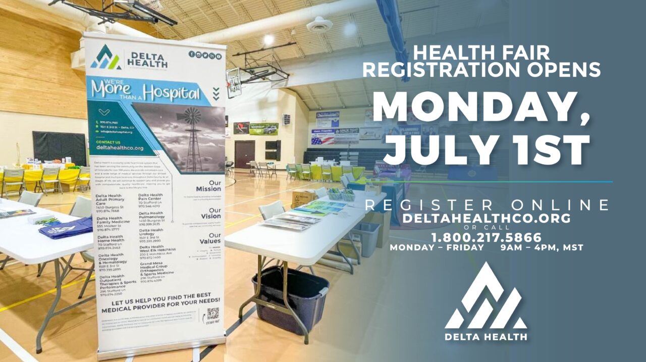 Registration opening July 1st for Delta Health Blood Draws and Health ...